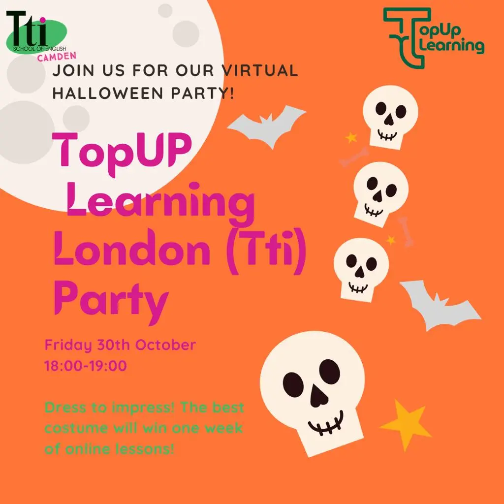 Virtual Halloween Party - TopUp Learning London (Tti)